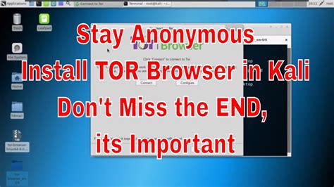 How To Install Tor Browser On Kali Linux Anonymous Browsing AnonTuber