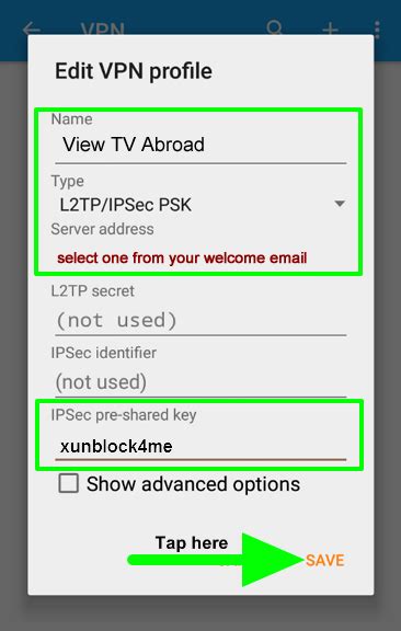 Android Vpn Set Up Guide For View Tv Abroad