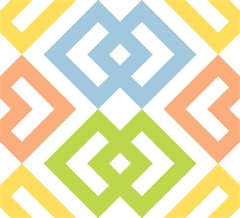 Interlocking Square Vector Images Over 2700