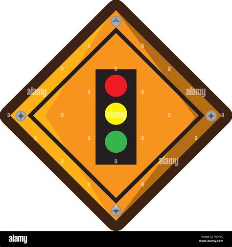Semaphore Traffic Light Isolated Icon Stock Vector Image And Art Alamy
