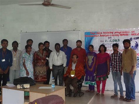 Two Days Training Programme On Geospatial Analysis Usharama Edu In URCE