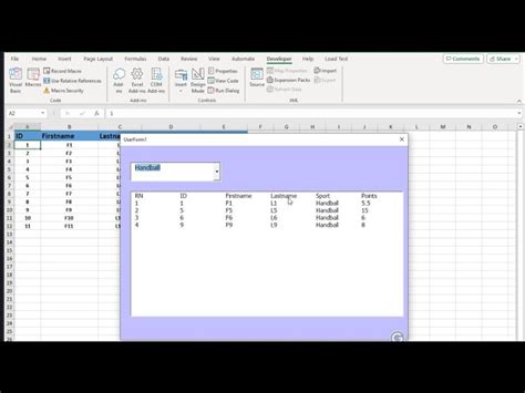 Worksheets Autofilter By Combobox Userform Excel Vba Youtube