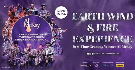 Earth Wind And Fire Experience By Al Mckay Ticket In Malaysia Klook
