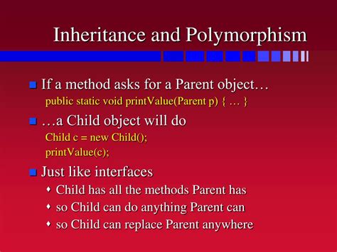 Ppt Interfaces Polymorphism And Inheritance Powerpoint Presentation