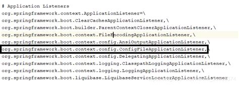spring boot配置文件application properties加载原理解析 Boblim 博客园