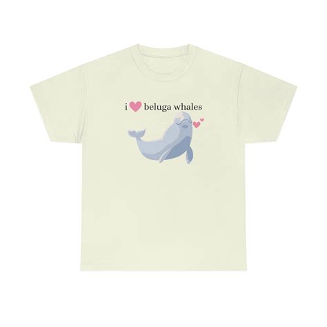 Beluga Whale Shirt I Love Beluga Whales Shirt Ocean Shirt Animal