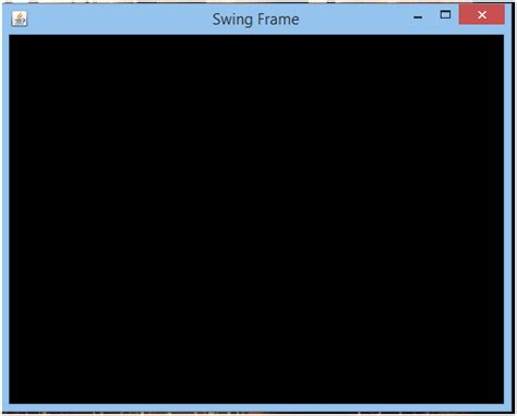Frame Using Swing Tpoint Tech