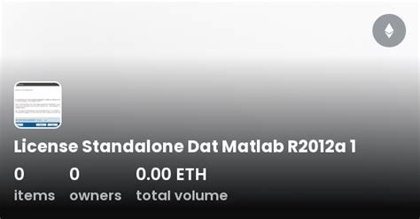 license standalone dat matlab r2012a 1 collection opensea