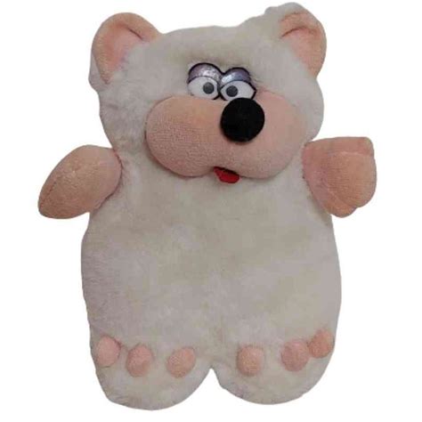 خرید و قیمت عروسک پولیشی جذاب بامزه و زیبا کاراکتر انیمیشنی به رنگ سفید