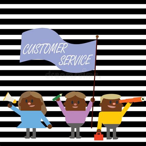 Handwriting Text Writing Customer Service Concept Meaning Process Of Ensuring Client