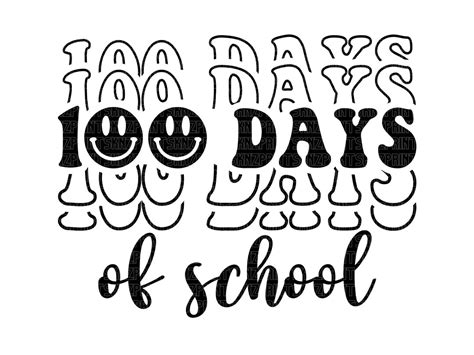 100 days of schoolsvg 100 days of schools out of this world etsy