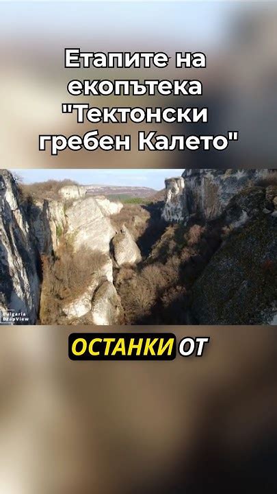 Тектонски гребен Калето ви потапя в света на динозаврите Shorts Youtube