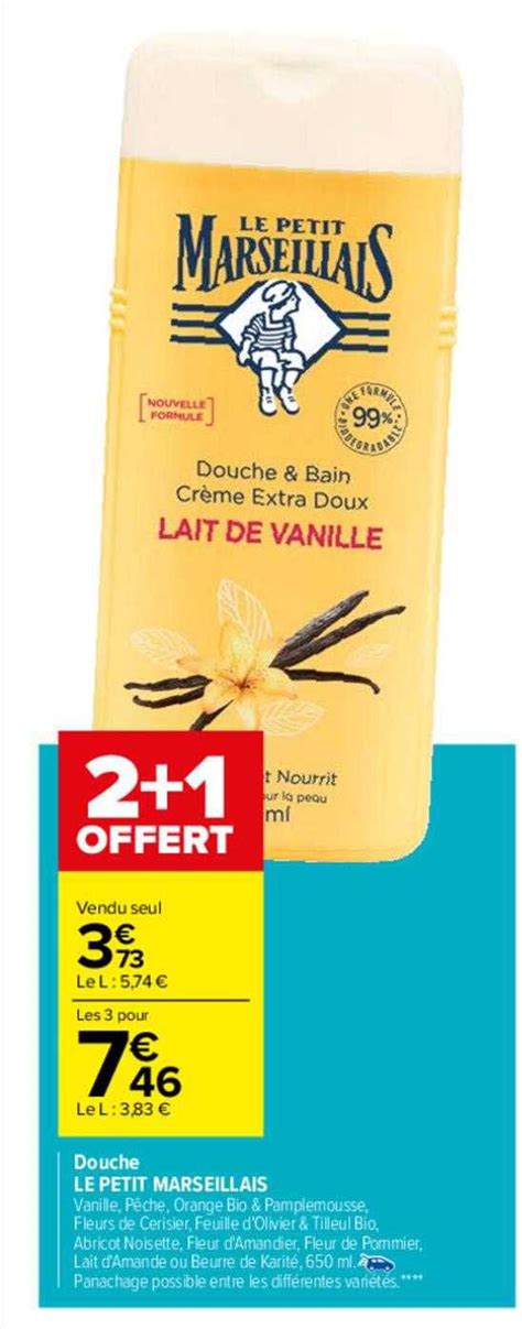 Promo Douche Le Petit Marseillais Chez Carrefour Icatalogue Fr