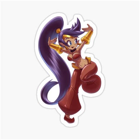 Shantae Dancer Default Sticker By Martinuve Redbubble