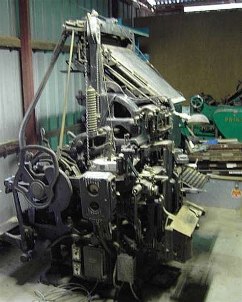Abandoned Intertype C4 Metal Type