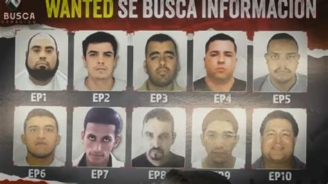 Publican Fotos De Los 10 Criminales Más Buscados En La Frontera México