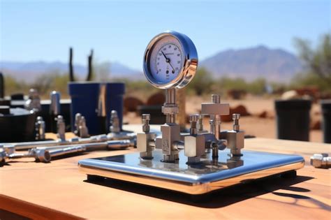 Macro Close Up View Of Liquid Measuring Scale For Precise And Accurate Measurements Premium Ai