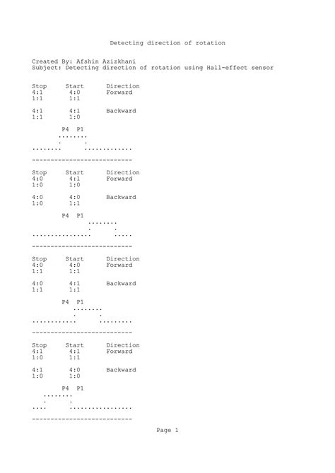 detecting direction of rotation pdf