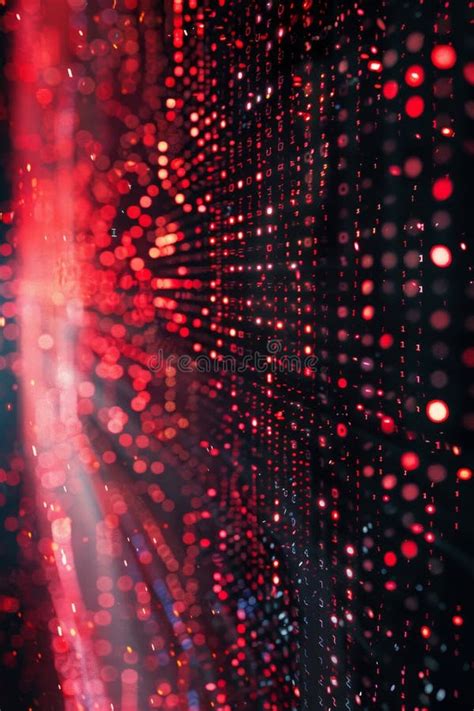 Data Code Binary Background Digital Binary Data On Computer Screen Matrix Pattern Cyberspace