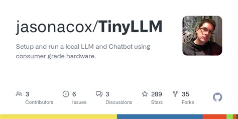 github jasonacox tinyllm setup and run a local llm and chatbot using consumer grade hardware