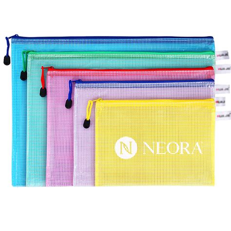 Plastic Mesh Zip File Folders Stationery And Office
