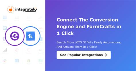Connect The Conversion Engine FormCrafts Integrations 1 Integrations