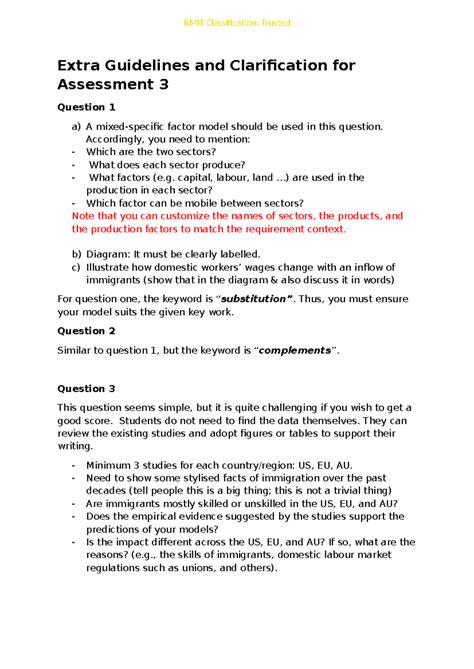 Assignment 3 Extra Guidline And Clarification Rmit Classification Trusted Extra Guidelines