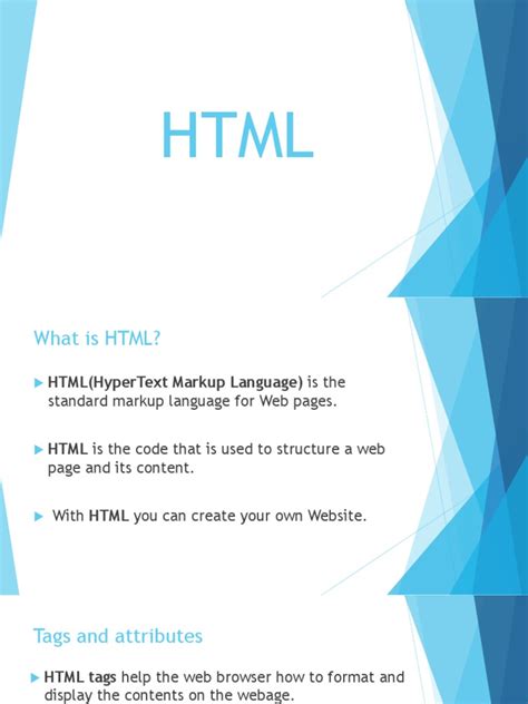 Html Formatting Tags Pdf Html Html Element