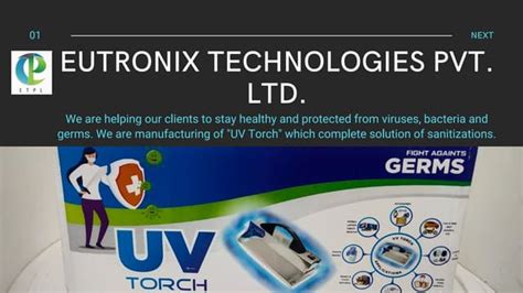 Uv Torch Prevention Against Viruses Bacteria And Germs Ppt