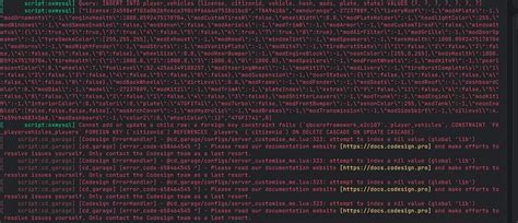 Myoxsql Issue Resource Support Cfx Re Community