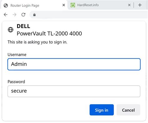 Dell Powervault Tl Default Password How To Hardreset Info