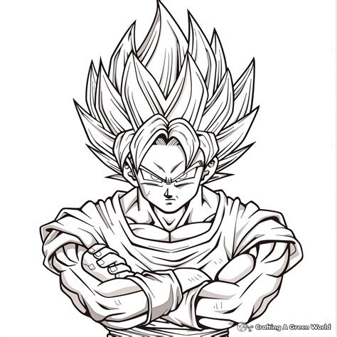 Dragon Ball Z Desenho Para Colorir