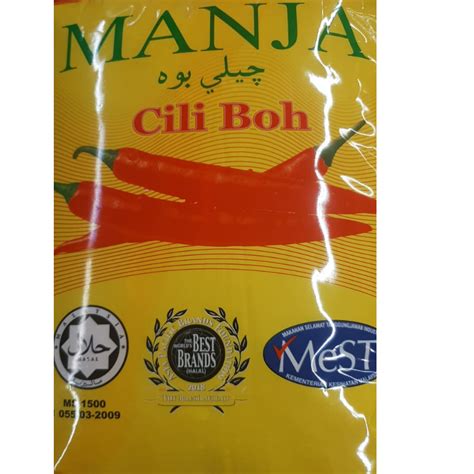 Manja Cili Boh 3kg Manja Cili Boh 3kg Shopee Malaysia