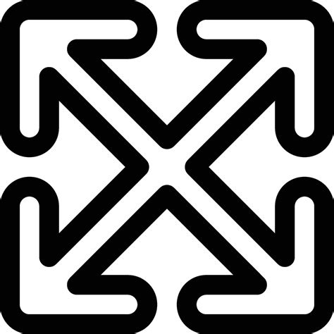 Outline Resize Button Icon Vector Art At Vecteezy