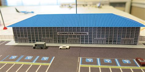 Model Airport Commuter Terminal 2 Airport Diorama Designs