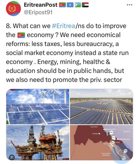 8 What Can We Eritreans Do To Improve The 🇪🇷 Economy In 2024 We Need Economical Reforms Less