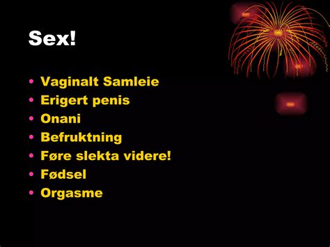Sex Kjærleik Og Prevensjon Ppt