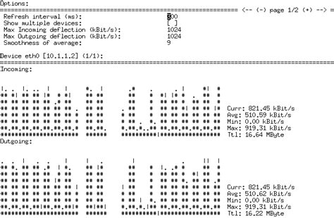 nload real time network traffic monitor linuxlinks