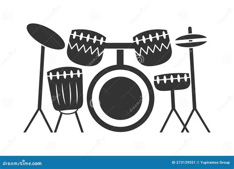 Drums Instrument Musical Stock Vector Illustration Of Festival