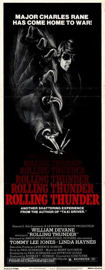 Rolling Thunder 1977 Movie Poster