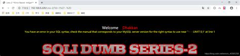 基于docker环境下的sqli Labs学习weixin40565258的博客 Csdn博客