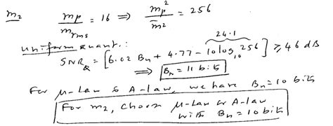 B22 20 Points Two Signals M1t And M2t Are To Be Sampled Quantized And Multiplexed For