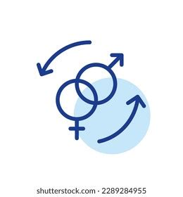 Gender Transitioning Symbol Female Male Sex Stock Vector Royalty Free 2289284955 Shutterstock