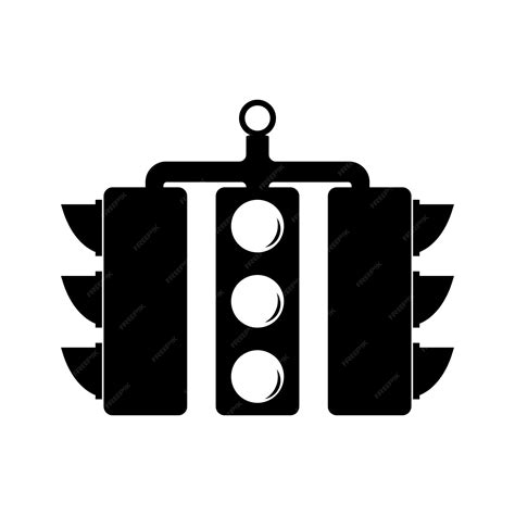 Premium Vector Red Light Icon Vector