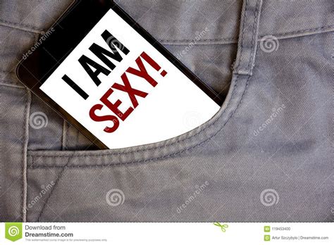 Writing Note Showing I Am Motivational Call Business Photos Showcasing Feeling Of Attraction