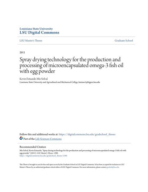 Pdf Spray Drying Technology For The Production And Processing Dokumen Tips