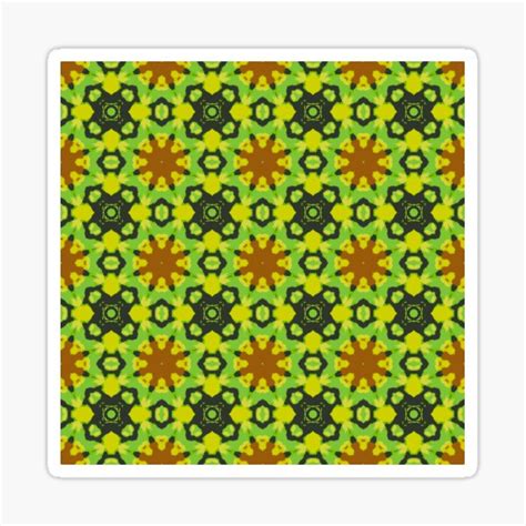 Retro Octogonal Multicolored Seamless Pattern Print Sticker For Sale