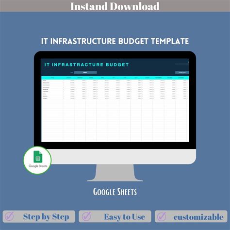 It Infrastructure Budget Template Technology Expense Tracker It Cost Management Hardware And