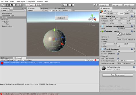 Unity Bringing Error Questions Answers Unity Discussions