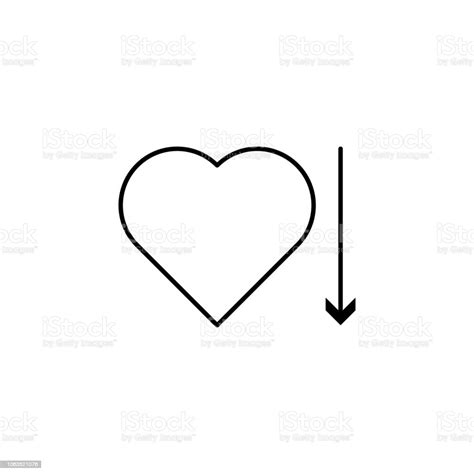 낮은 압력 아이콘입니다 모바일 개념 및 웹 응용 프로그램에 대 한 화살표 및 개체 아이콘의 요소입니다 웹 및 모바일 선 저압 아이콘을 사용할 수 있습니다 건강 진단에 대한